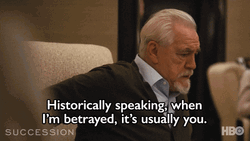 Succession Logan Roy Betrayal GIF | GIFDB.com