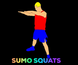Sumo Squats Animation GIF | GIFDB.com