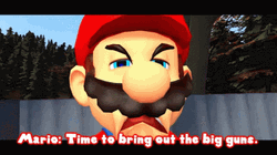 Super Mario Big Guns GIF | GIFDB.com