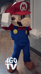 Super Mario Dancing Mascot GIF | GIFDB.com