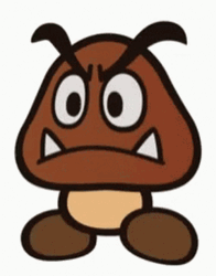 Paper Mario Goomba