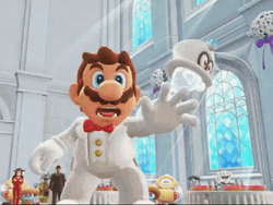 Super Mario Odyssey And Cappy GIF | GIFDB.com