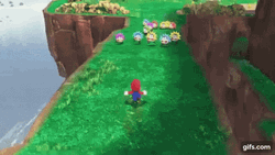 Super Mario Odyssey Killing Poison Flowers GIF | GIFDB.com