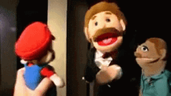Super Mario Puppet GIF | GIFDB.com