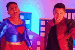 Superhero Supreme Pepeyteo Cosplaying GIF | GIFDB.com