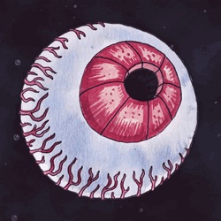 Supernova Eye Eruption Illustration GIF | GIFDB.com