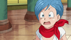 Surprised Angry Bulma GIF | GIFDB.com