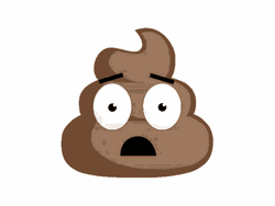 Surprised Poop Emoji GIF | GIFDB.com