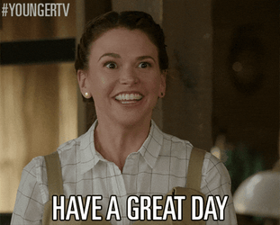Sutton Foster Wishing You Have A Great First Day GIF | GIFDB.com