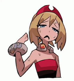 Sweaty Irida From Pokemon Legends Arceus GIF | GIFDB.com