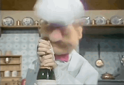 Swedish Chef Opening Wine GIF | GIFDB.com