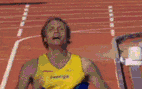 Swedish Runner Collapse Marathon Race GIF | GIFDB.com