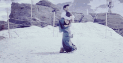 Sweet Dance Snowfall GIF | GIFDB.com