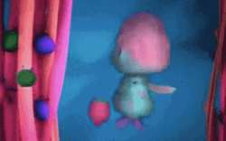 Sweet Puffball Creature Bibble Spinning GIF | GIFDB.com