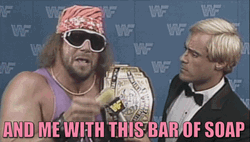 Symbolic Macho Man Bar Soap GIF | GIFDB.com