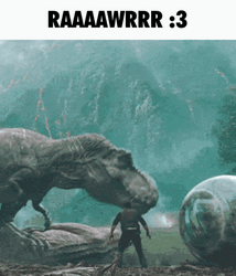 T-rex Dino Silly GIF | GIFDB.com