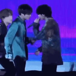 Taekook Facing Each Other GIF | GIFDB.com