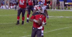 Tampa Bay Buccaneers Diving To Touchdown Zone GIF | GIFDB.com