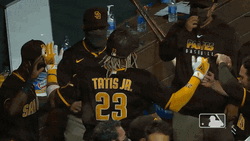 Tatis Jr 23 Happy Jumping GIF | GIFDB.com