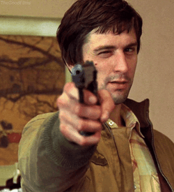 Taxi Driver Travis Bickle Gun Trigger Pull GIF | GIFDB.com