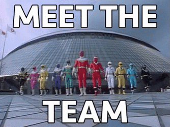 Meet The Power Ranger Team GIF | GIFDB.com