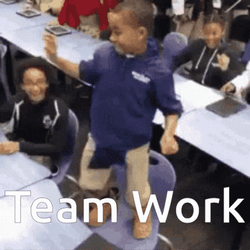 Kid Dancing After Doing Team Work GIF | GIFDB.com