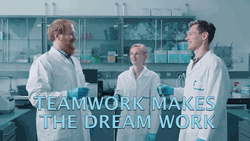 Teamwork Makes The Dream Work Cheers Thumbs Up GIF | GIFDB.com