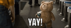 Ted Jumping Yay GIF | GIFDB.com