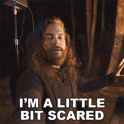 Little Bit Scared Terrified GIF | GIFDB.com
