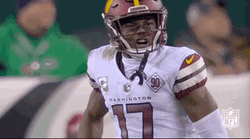 Terry Mclaurin Washington Commanders Jump Snaps GIF | GIFDB.com