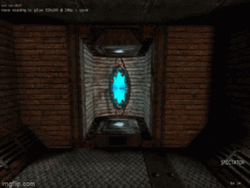 Spinning 2d Tesseract Blue Light GIF | GIFDB.com