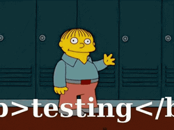 Testing Simpsons Hello Wave GIF | GIFDB.com