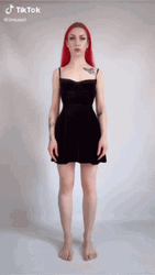 Tg Tf Cute Lady Female Goth Costume Transformation GIF | GIFDB.com