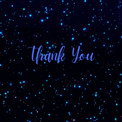 Thank You Glitter Blue Confetti GIF | GIFDB.com