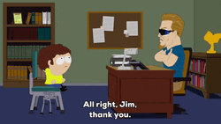 Thank You Jimmy Valmer For Coming To My Office GIF | GIFDB.com