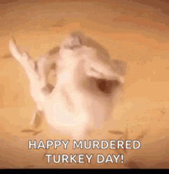 Thanksgiving Murdered Turkey Meme GIF | GIFDB.com