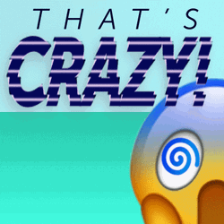 That's Crazy Emoji Woah GIF | GIFDB.com