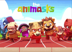 The Animaks Finish Line Race GIF | GIFDB.com