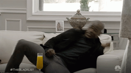 The Blacklist Dembe Celebrating GIF | GIFDB.com