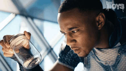 The Boys A Train Looking At Empty Jar GIF | GIFDB.com