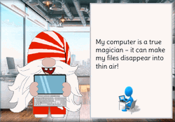 The Files Are In The Computer Savvy Sticker GIF | GIFDB.com