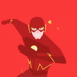 The Flash Animated Art Speed Running GIF | GIFDB.com
