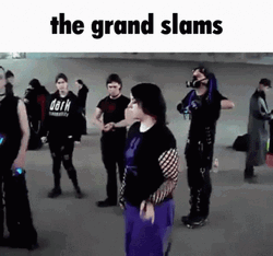 The Grand Slam Dancing GIF | GIFDB.com