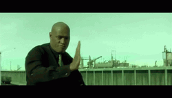 The Matrix Morpheus Challenging Opponents GIF | GIFDB.com