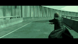 The Matrix Morpheus Firing GIF | GIFDB.com