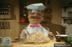The Muppet Show Swedish Chef Pasta GIF | GIFDB.com
