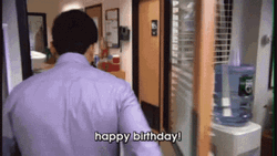 The Office Michael Scott Birthday Cake GIF | GIFDB.com