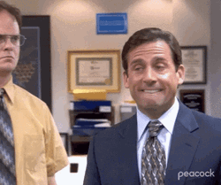 The Office Panicking Michael Scott GIF | GIFDB.com