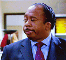 The Office Stanley Hudson Disappointed Mhm GIF | GIFDB.com