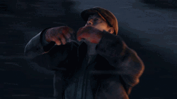 The Polar Express Hobo On Train Roof GIF | GIFDB.com